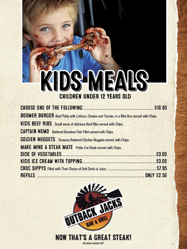 Outback Jacks Bar & Grill – Kids